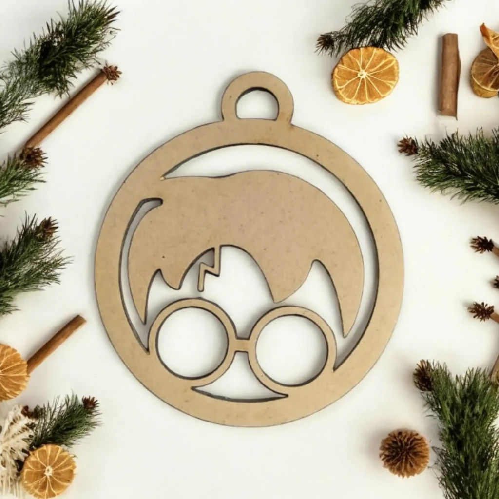Esferas de MDF de Harry Potter Para Arbol de Navidad - Estudio Aragón